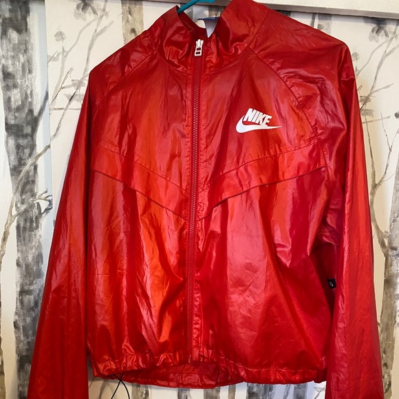 Jackets & Coats | Nike Red Track Jacket | Poshmark
